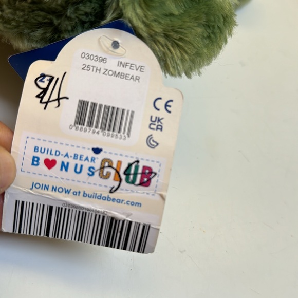Build-A-Bear | Toys | Zombear Build A Bear Zombie 25th Anniversary With ...